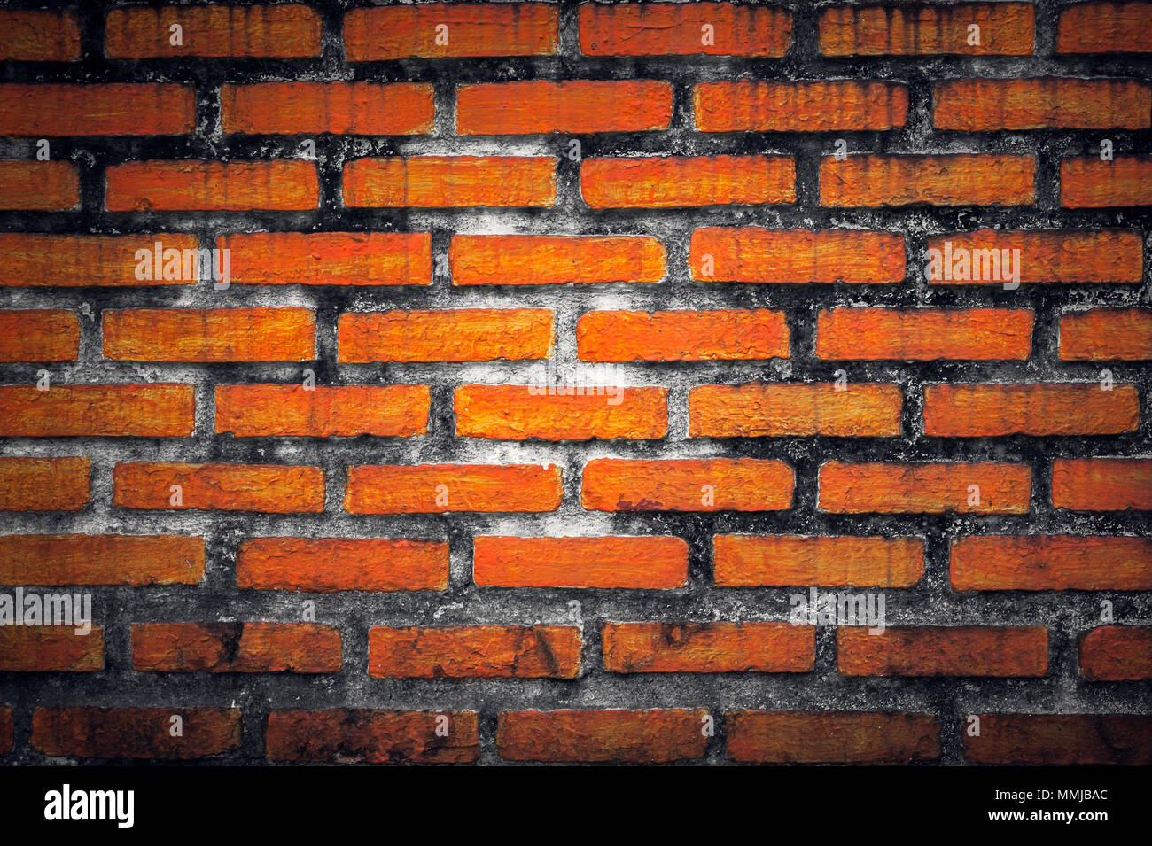 Pattern of old red brick wall for texture background Stock Photo - Alamy