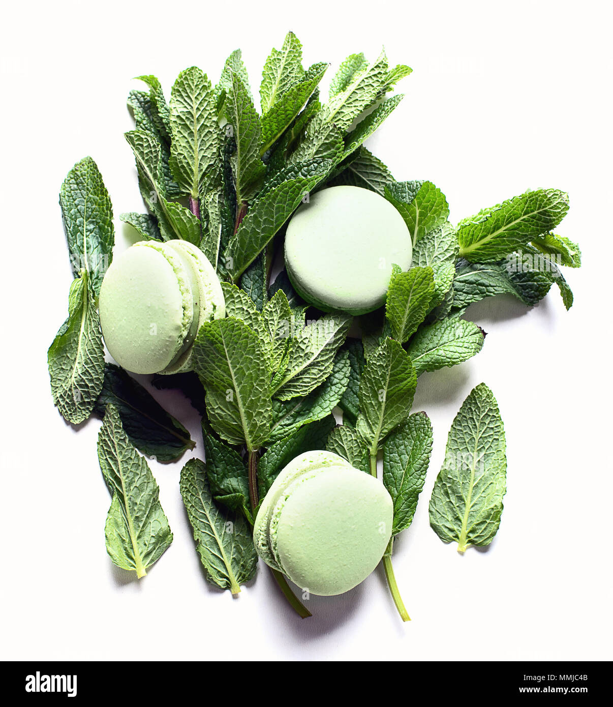 Flat lay assortment macarons hi-res stock photography and images - Alamy