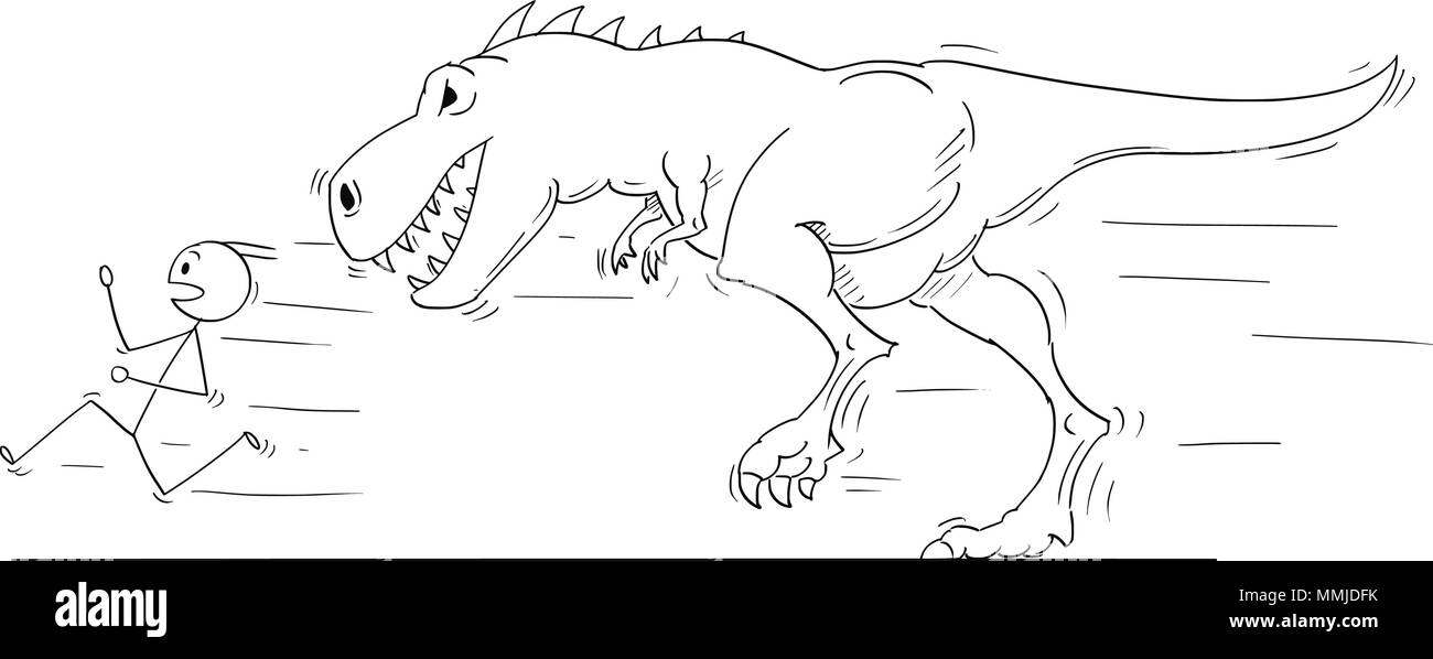 Running Away From Monster