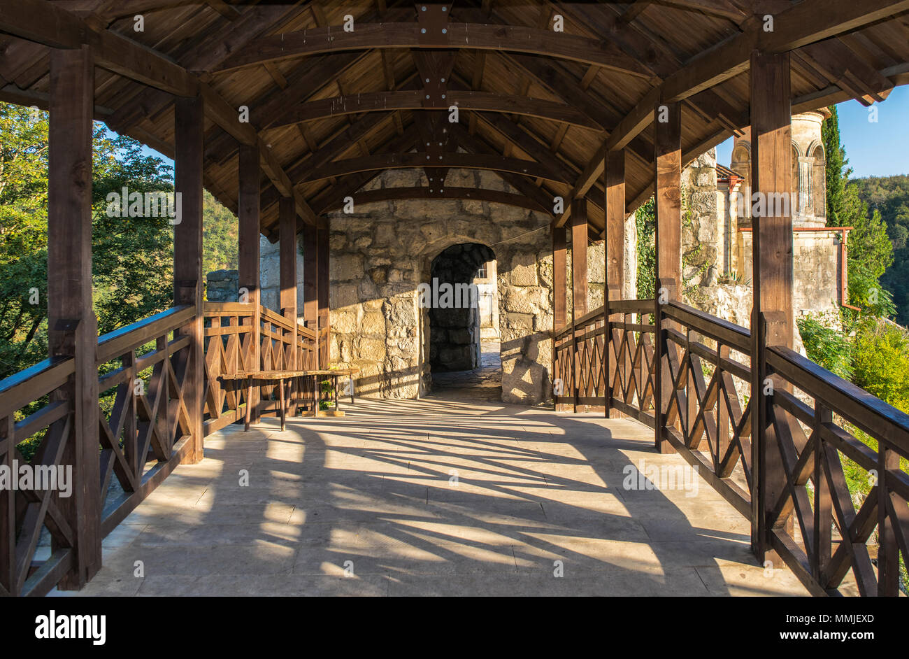 Entrance to the motsameta monastery Stock Photo - Alamy