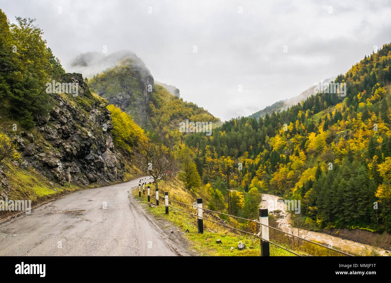 Georgian mountains hi-res stock photography and images - Alamy