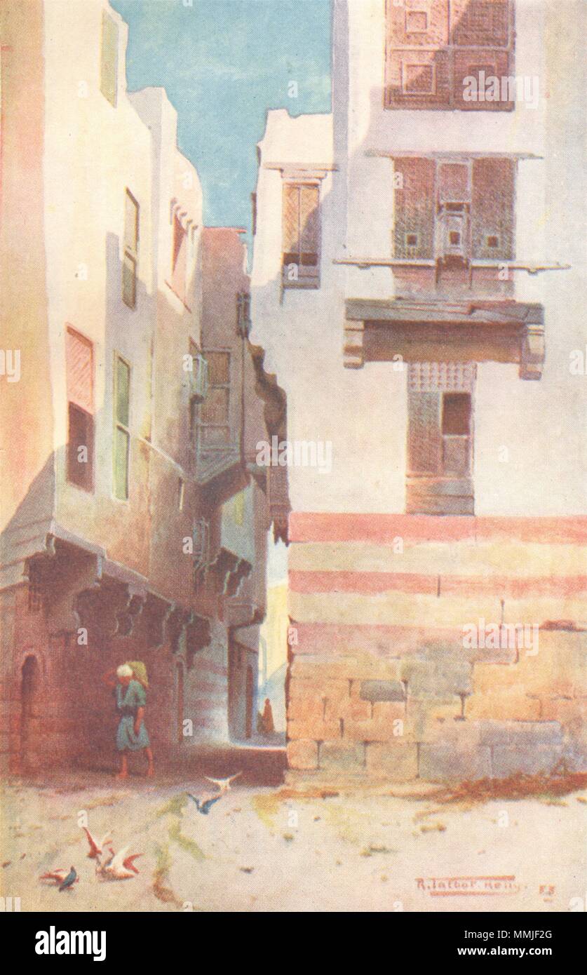 EGYPT. A Street in Bulak 1912 old antique vintage print picture Stock ...