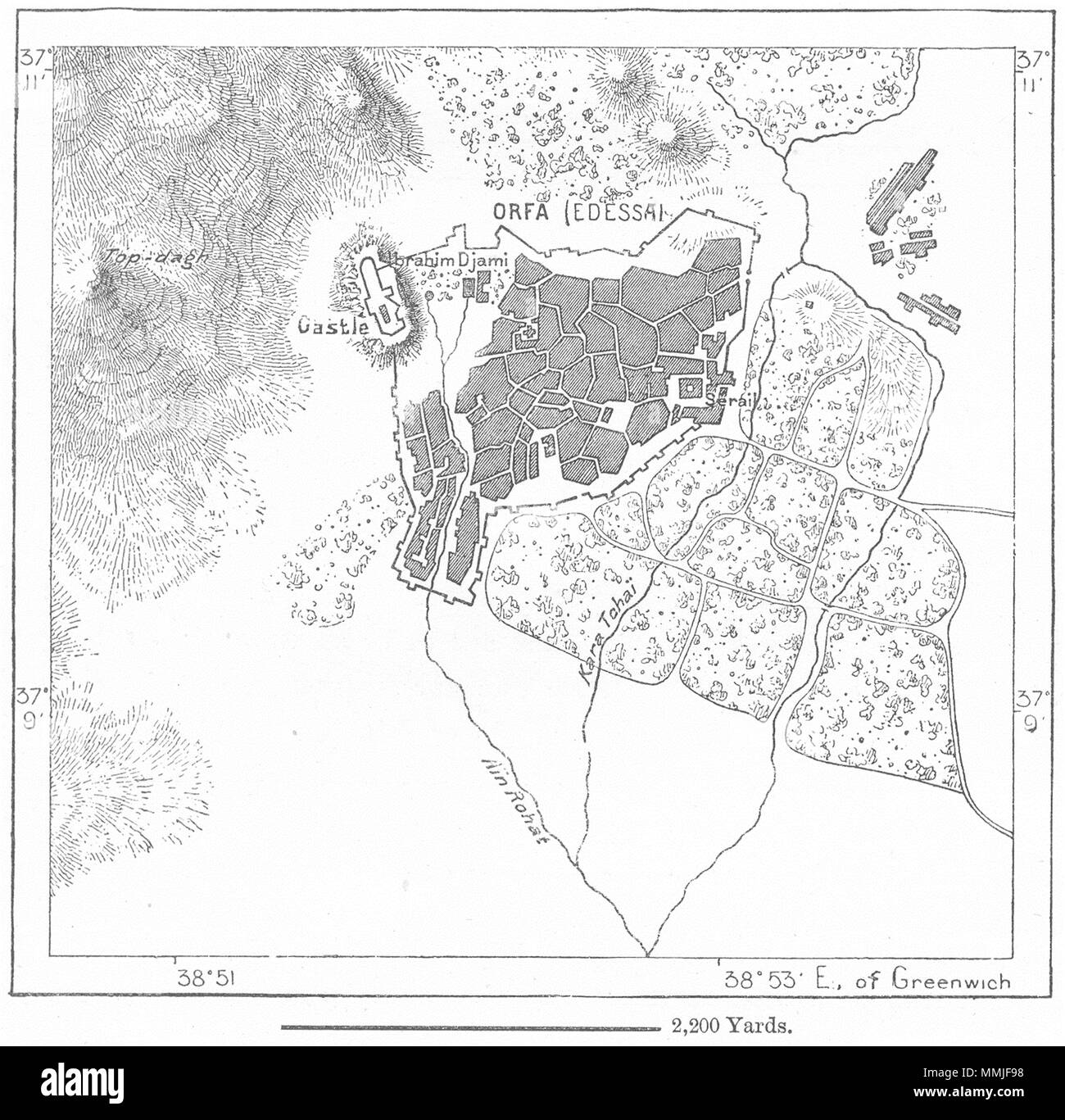 Vintage iraq map hi-res stock photography and images - Alamy