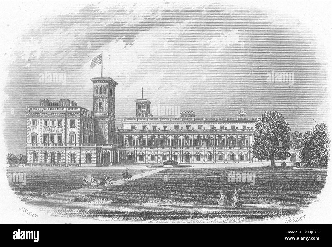 Osborne house isle of wight front hi-res stock photography and images ...