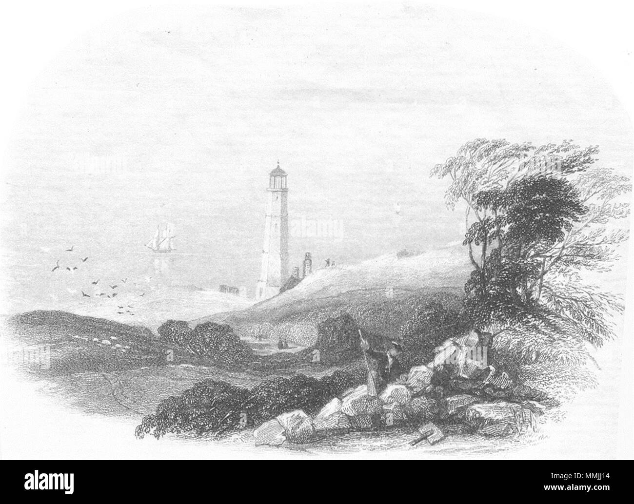 Nice lighthouse Black and White Stock Photos & Images - Alamy