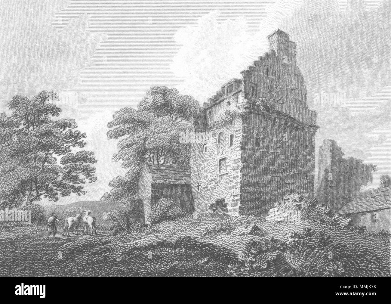 Deskford castle hi-res stock photography and images - Alamy