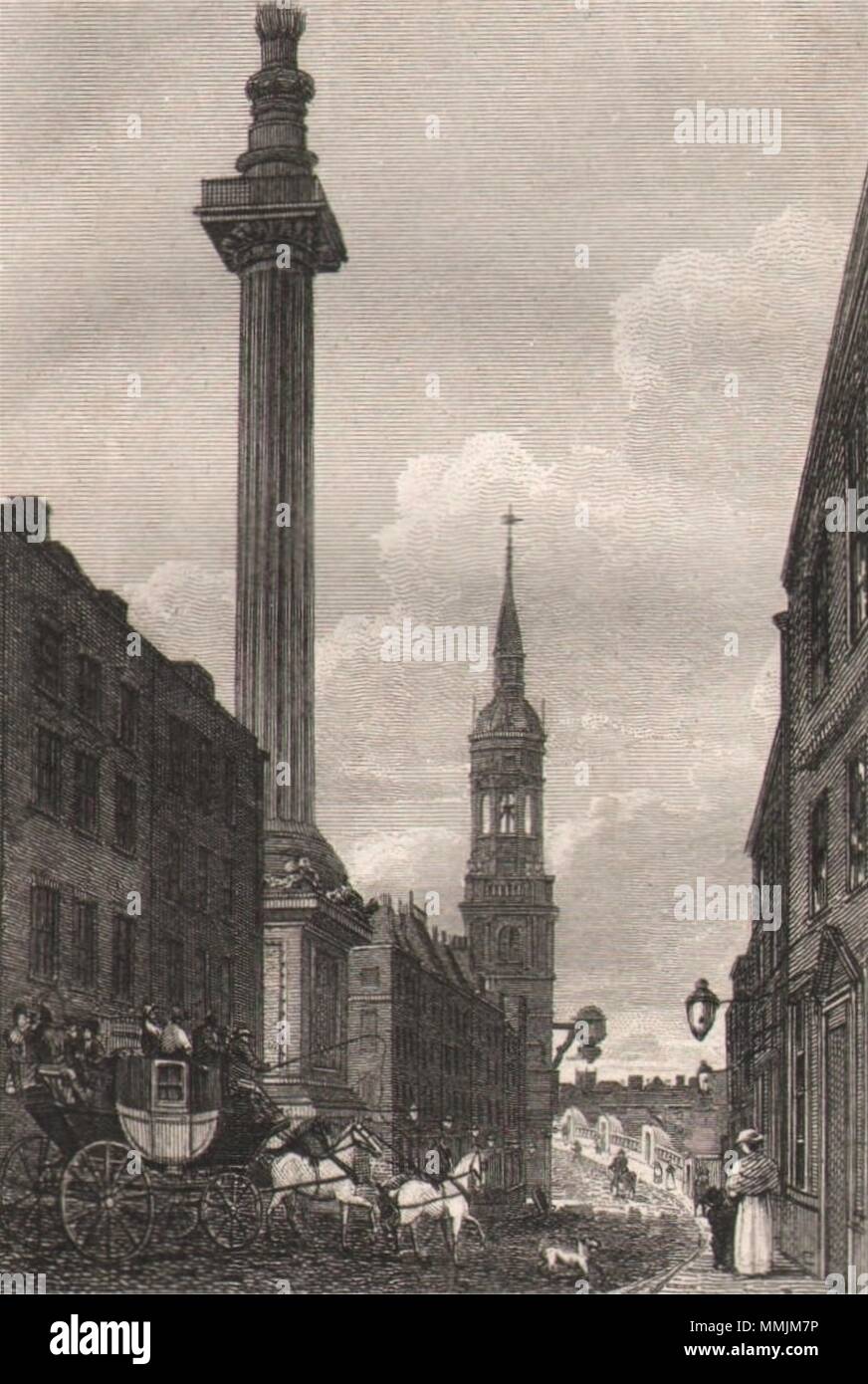 The monument london hi-res stock photography and images - Alamy