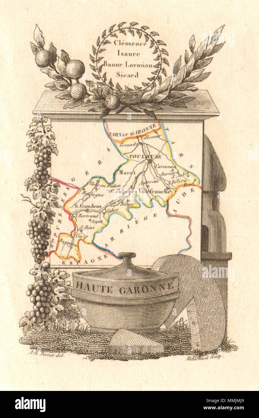 Map haute garonne hi-res stock photography and images - Alamy
