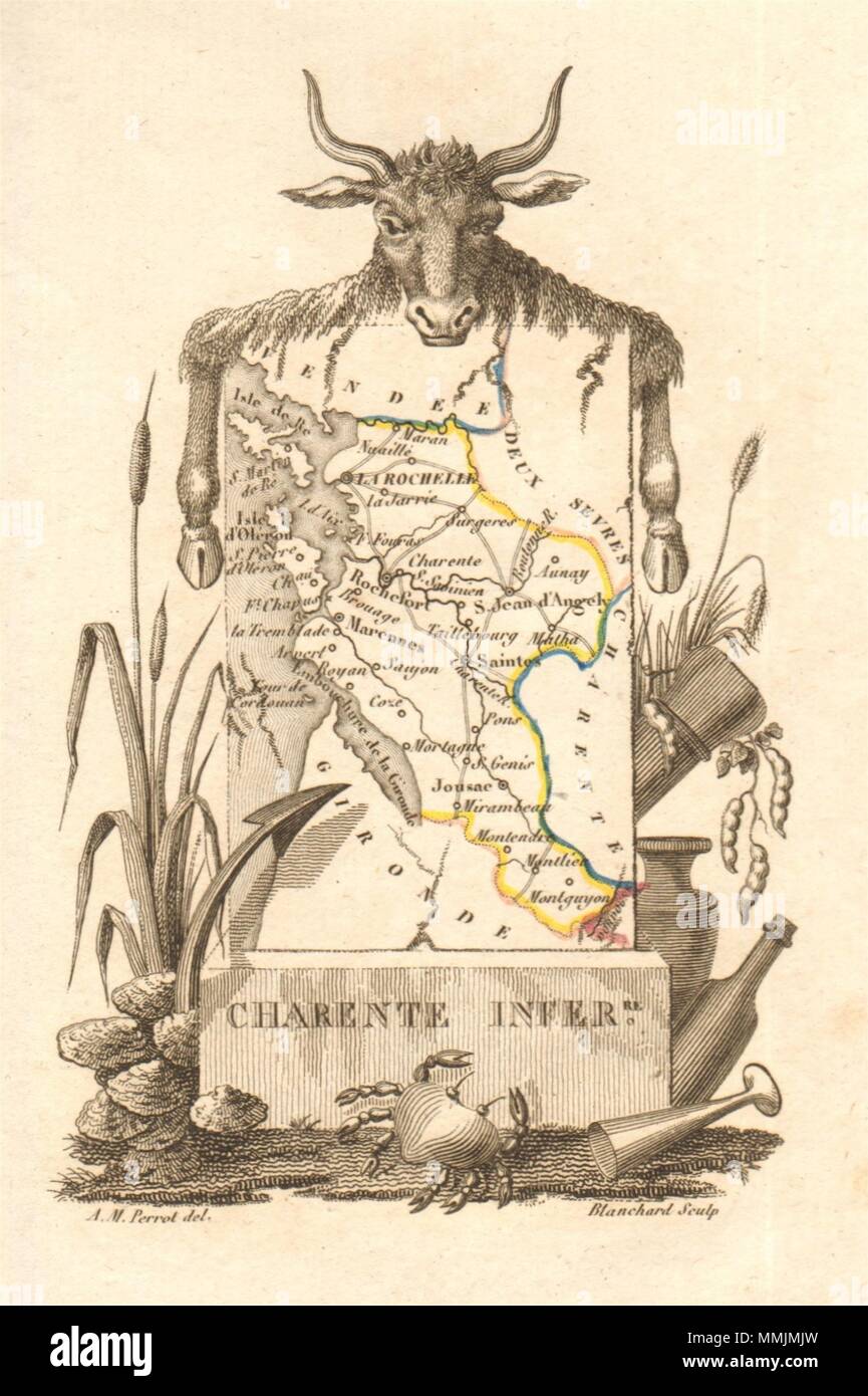 Charente maritime map hi-res stock photography and images - Alamy