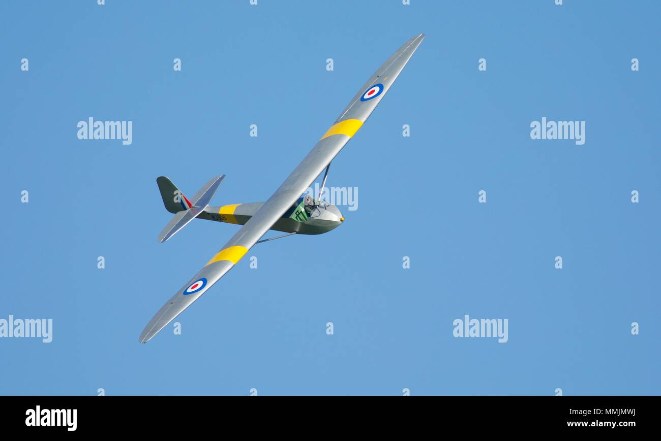 Slingsby T.21 is an open-cockpit, side-by-side two-seat glider, built ...