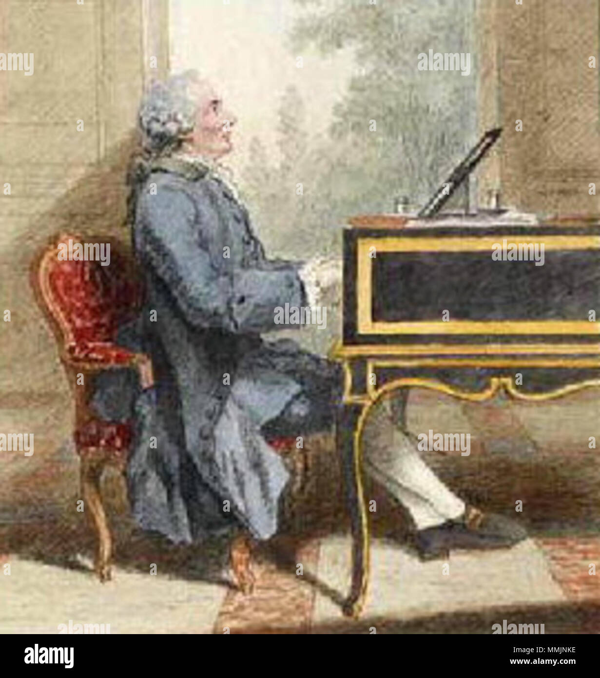 . Español: El compositor Egidio Romualdo Duni English: Detail from a ...