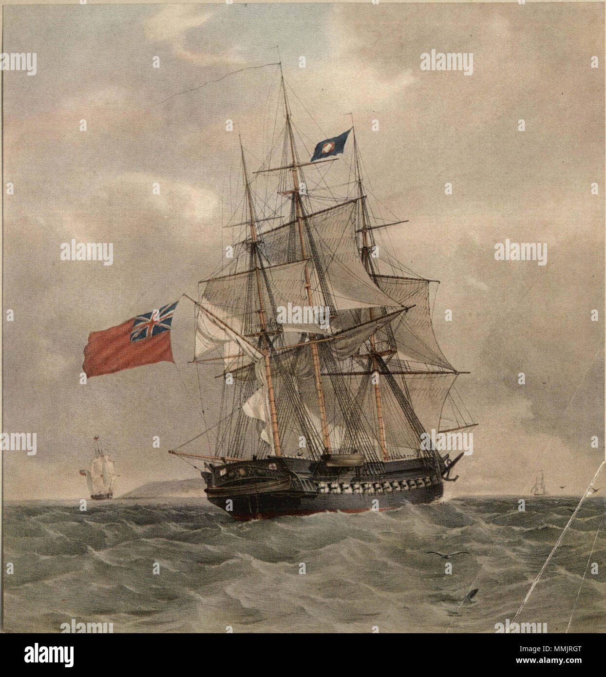 . English: Color lithograph by T. G. Dutton after painting by G.F. St ...