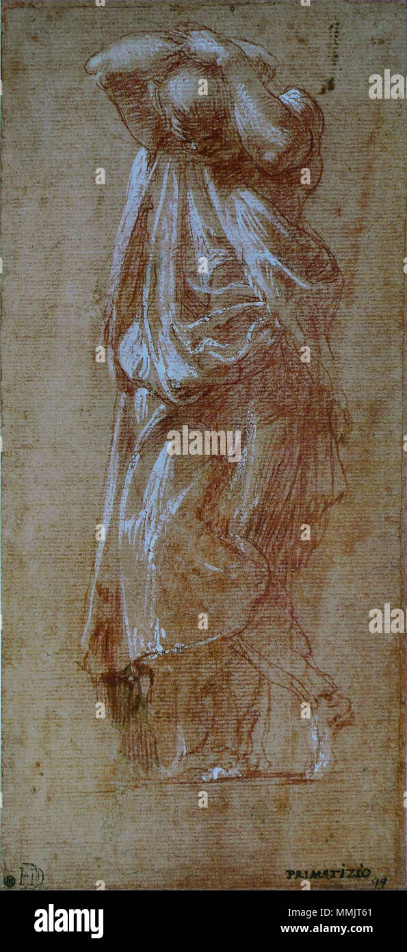 Francesco Primaticcio - Étude d'homme Stock Photo - Alamy