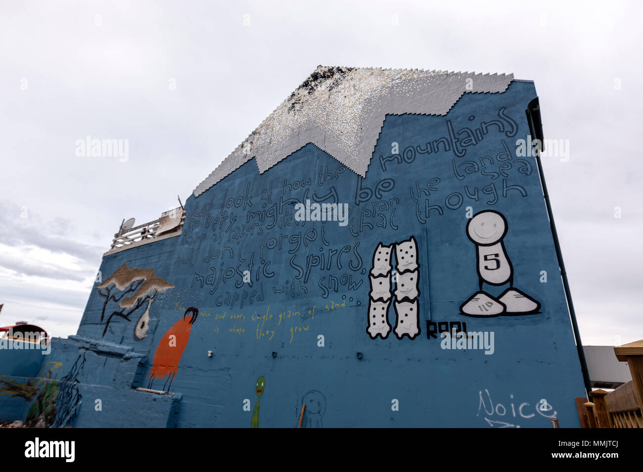 Street art, gratify, in the walls in Reykjavík, Iceland Stock Photo - Alamy