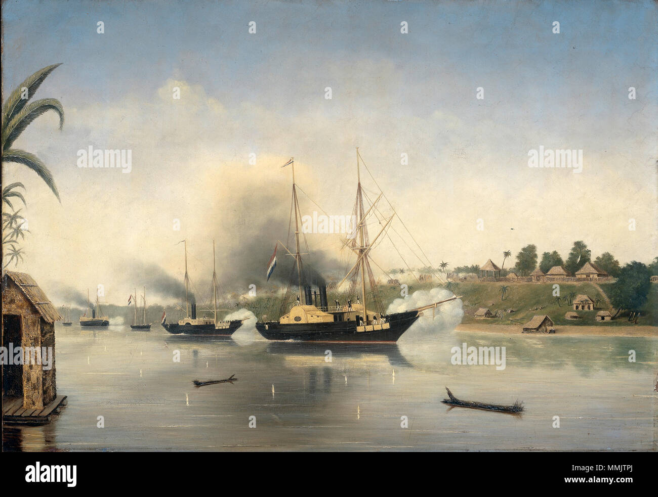 Dutch gunboats hi-res stock photography and images - Alamy
