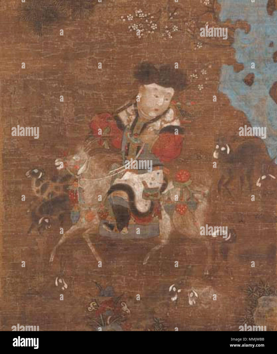 Boy Riding Goat at Benjamin Macbain blog