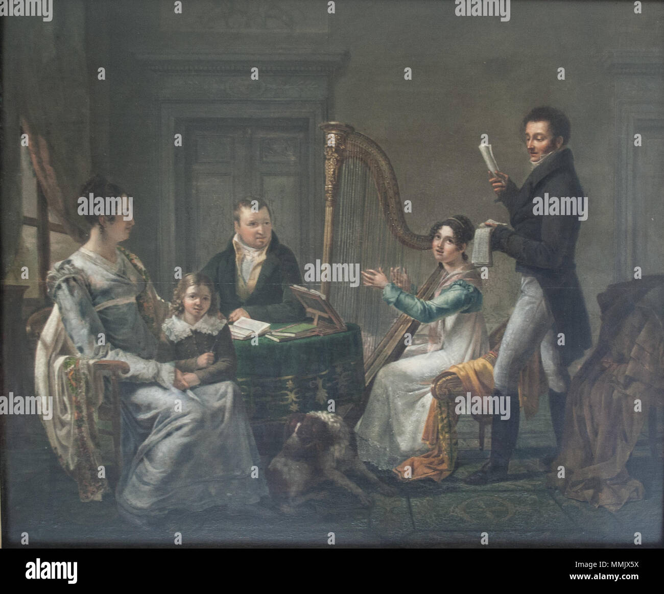 The harp lesson hi-res stock photography and images - Alamy