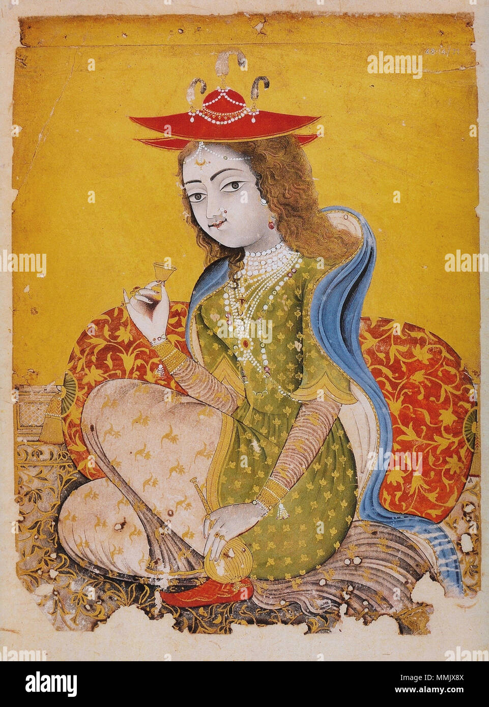 . English: Firangi - Portrait of a European, Kota, 1750-60, National ...