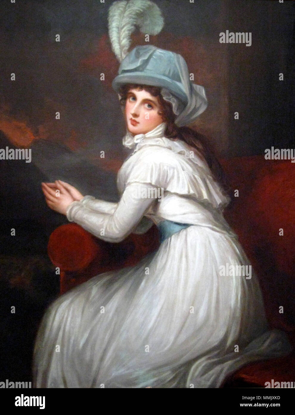 . Portrait of Lady Hamilton (1765-1815) Lady Hamilton. 1791. George ...