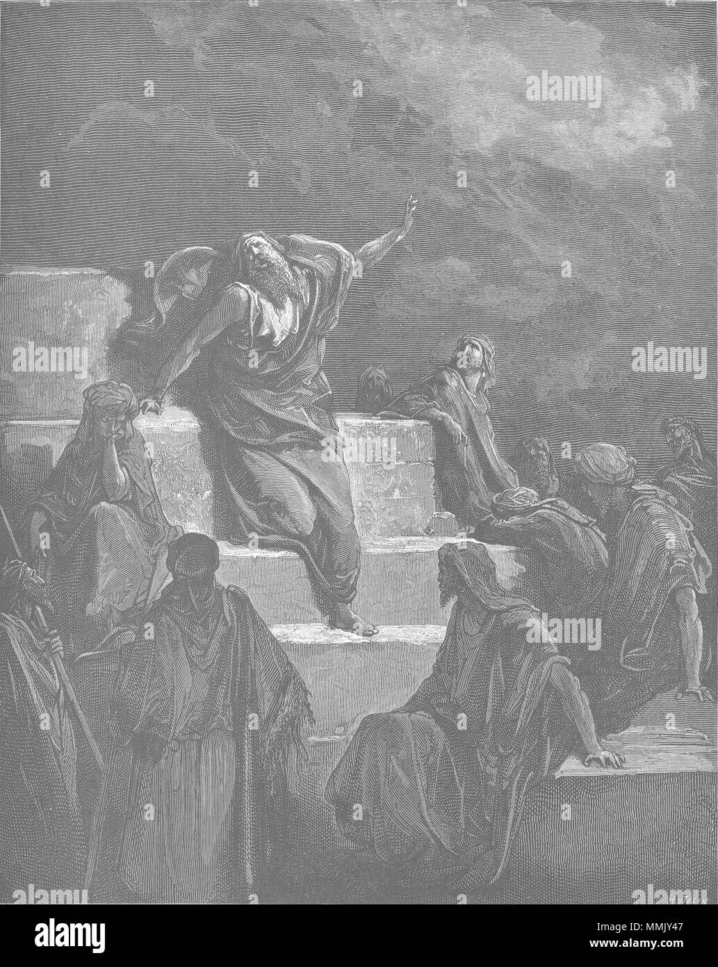 Prophet jeremiah painting Black and White Stock Photos & Images - Alamy