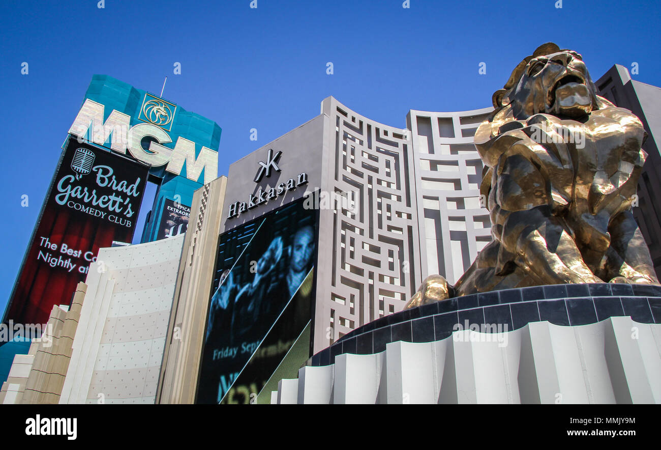 MGM Grand Resort in Las Veas Nevada Stock Photo - Alamy