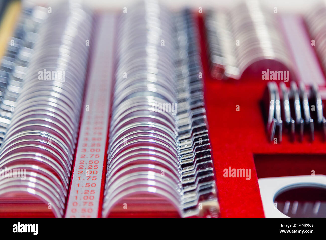 A set of replaceable lenses and a special universal trial ophthalmic ...