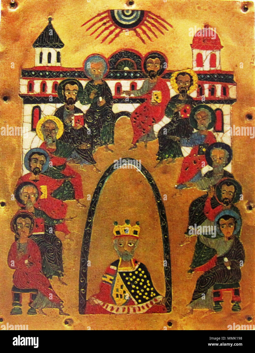 Icon. 12th century. Descent of the Holy Spirit icon, 12th century ...