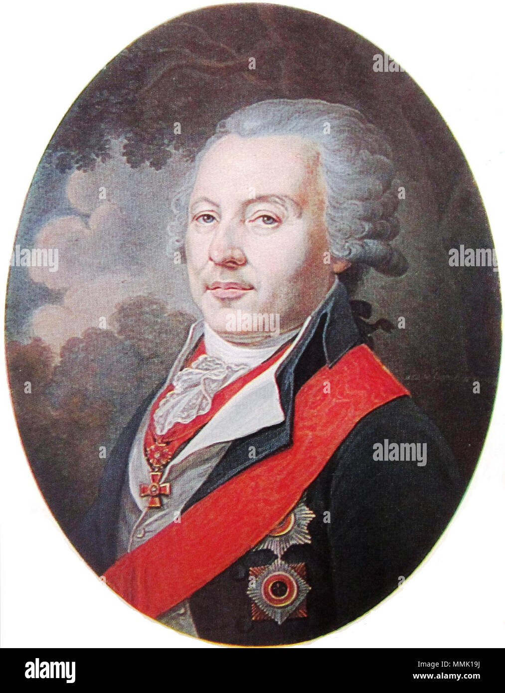 . Portrait of Senator Alexey Vasilyev (1742—1807) . before 1825 ...