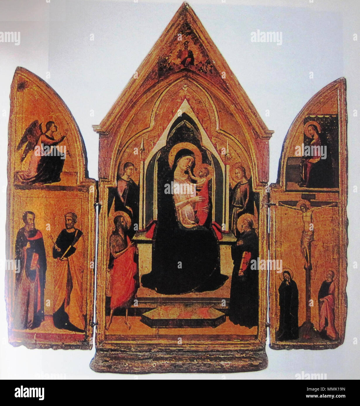 Triptych. 14th century. Bernardo Daddi. Triptych (Art Museum of Georgia ...