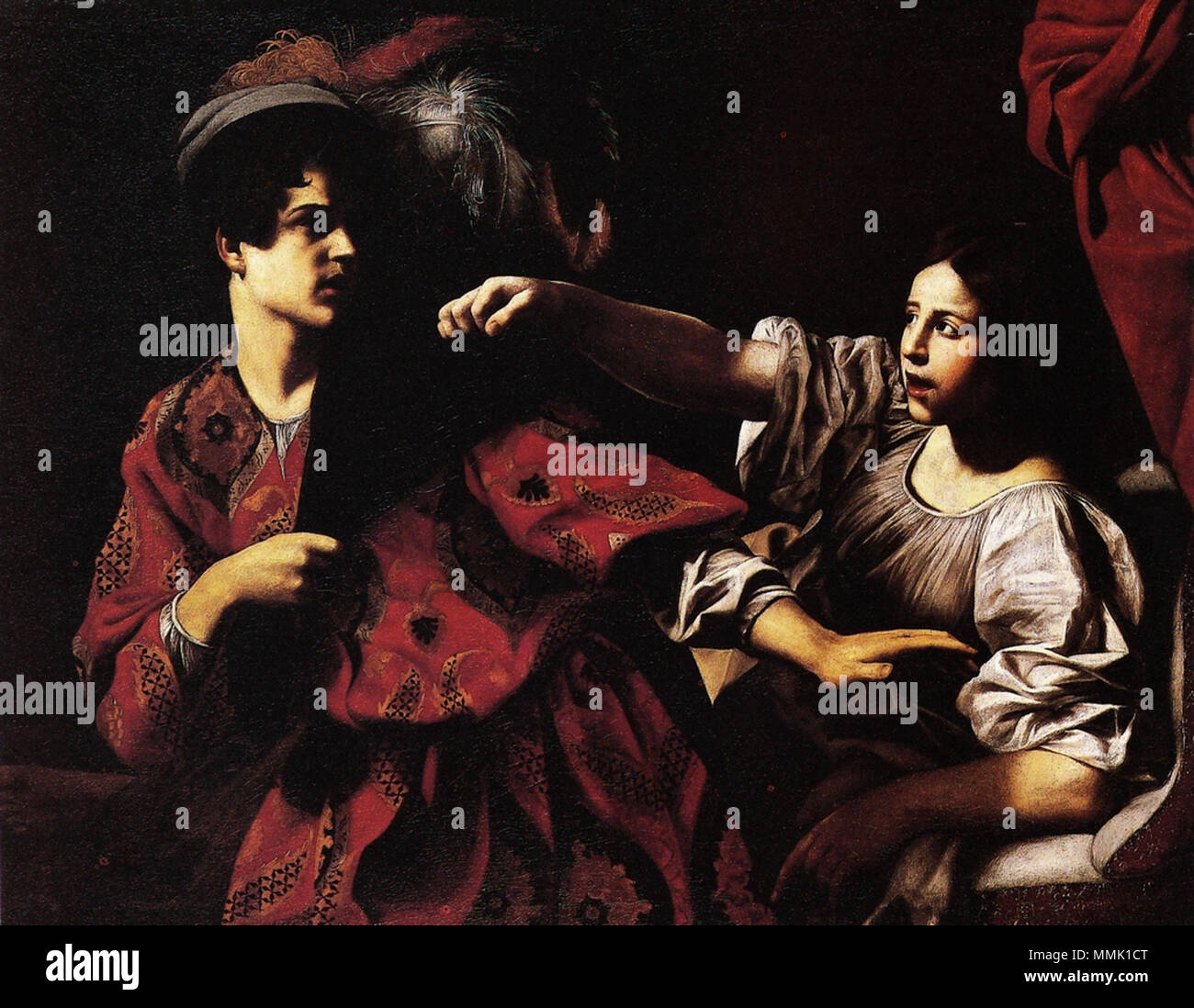 . Joseph and Potiphar . 1618. Creator:BATTISTELLO CARACCIOLO ...