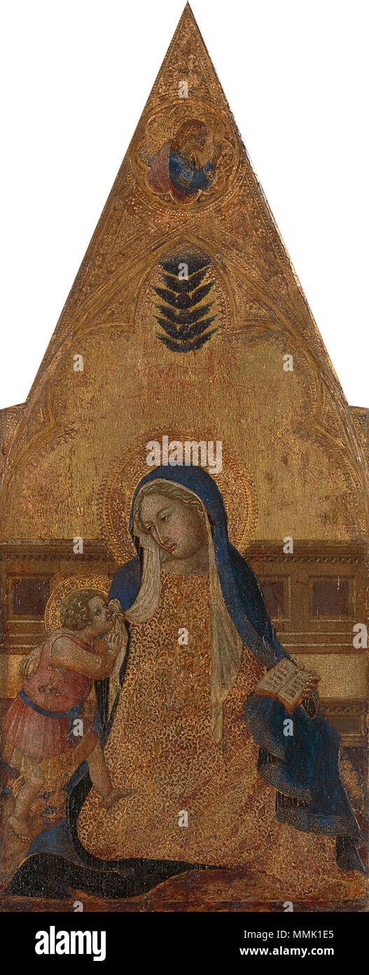 Madonna of Humility. 1350 - 1355. Bartolomeo Bulgarini - Madonna van de ...