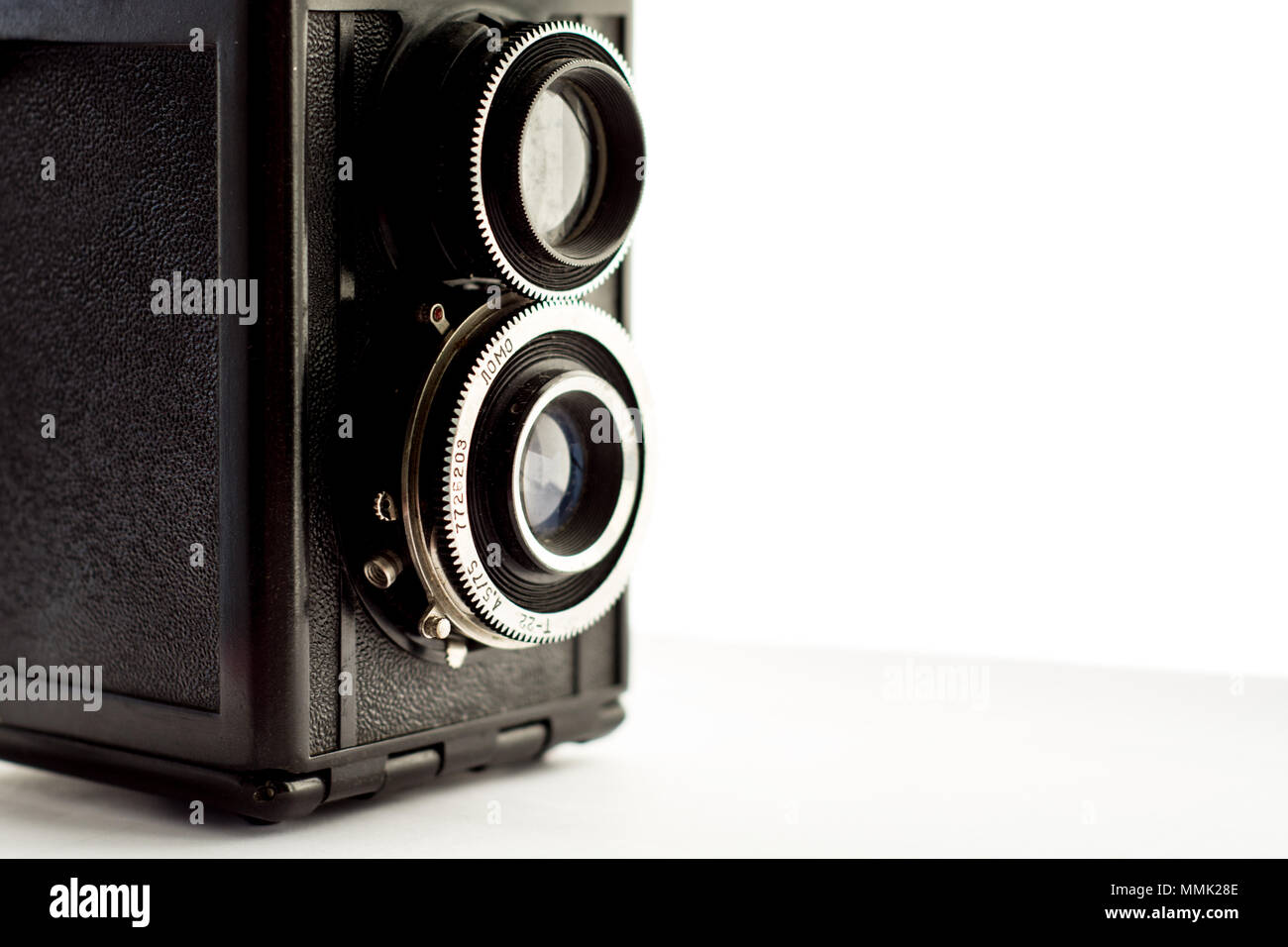 Photographing with an old camera Stock Photo - Alamy