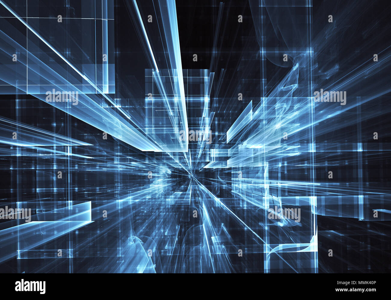 Abstract future technology background - computer-generated 3D image ...