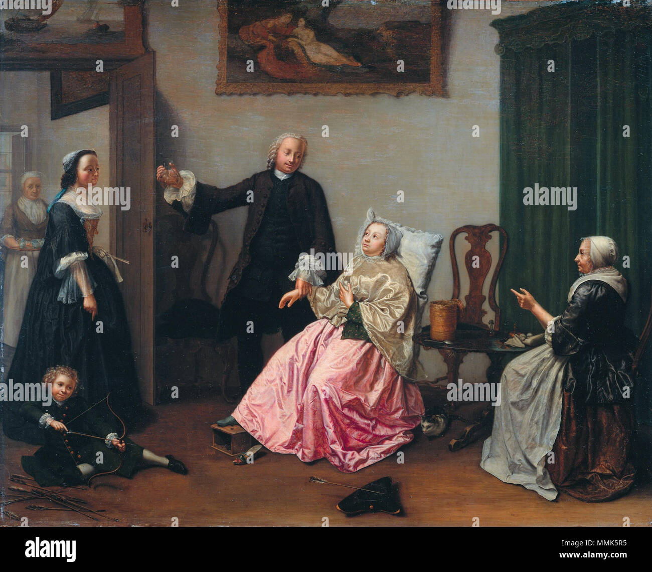 . Dutch: Het doktersbezoek Doctor's Visit. 1760. Het Doktersbezoek door ...