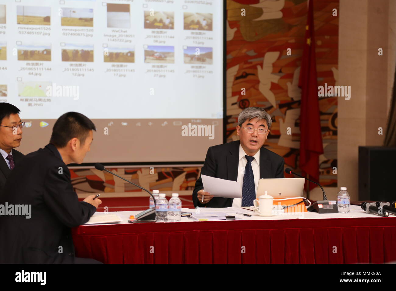 Sofia, Bulgaria. 11th May, 2018. Chinese Ambassador to Bulgaria Zhang ...