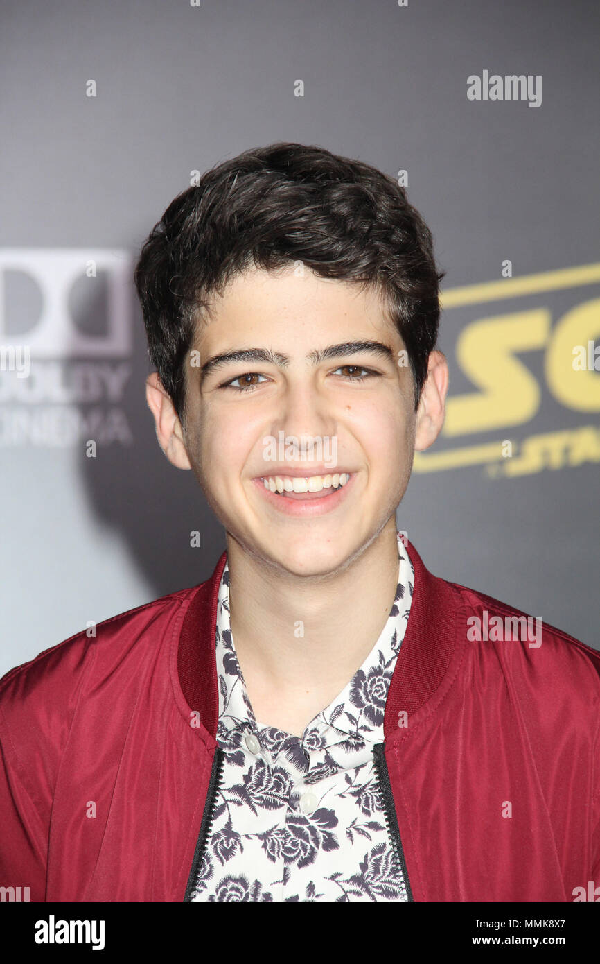 Joshua Rush 05/10/2018 The World Premiere of "Solo: A Star Wars Story ...