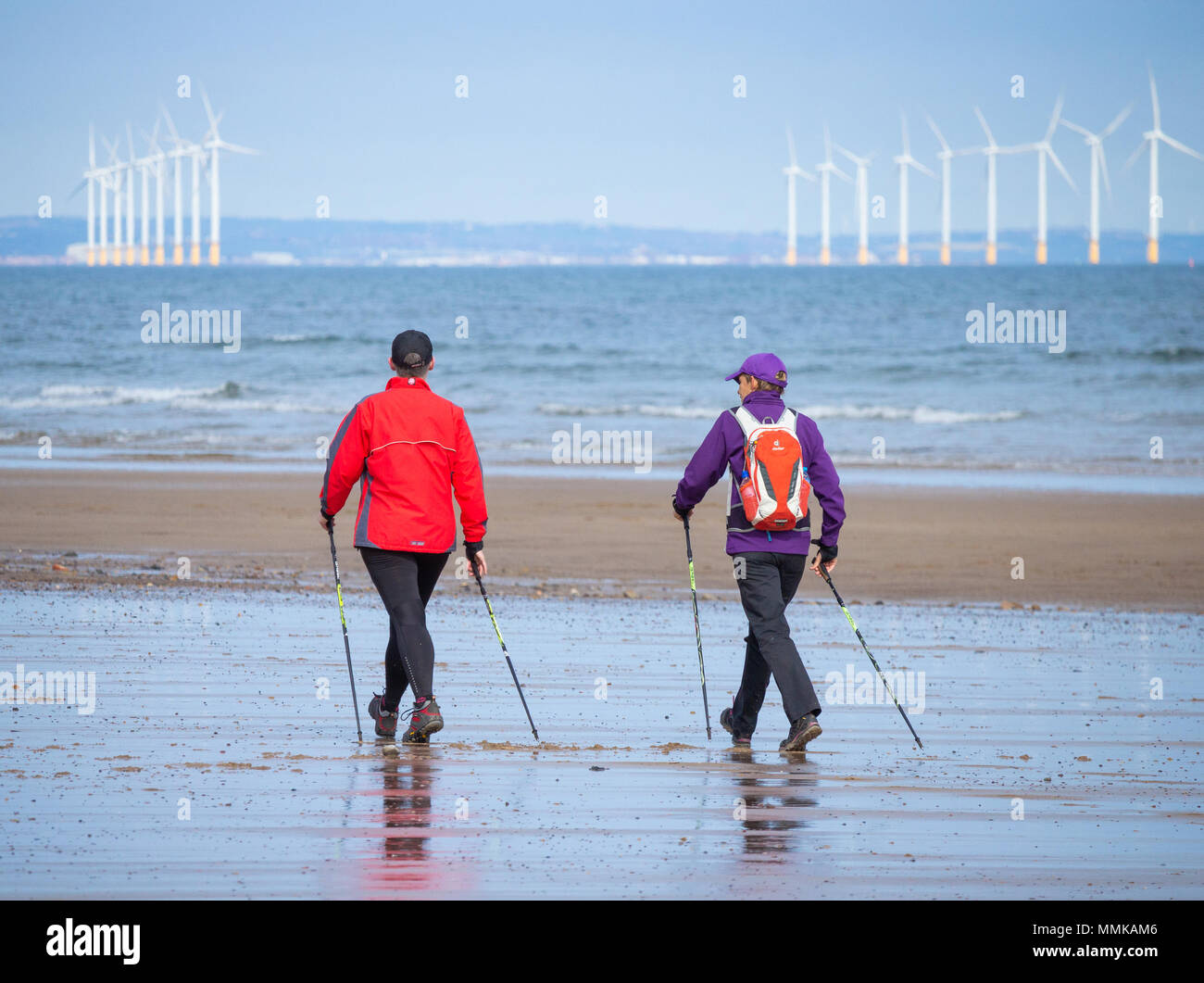 Nordic walking poles uk hi-res stock photography and images - Alamy