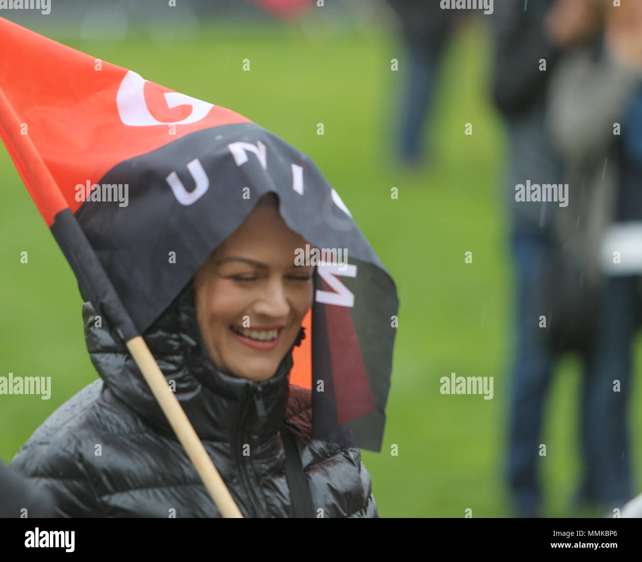 Trade union slogan uk hi-res stock photography and images - Alamy