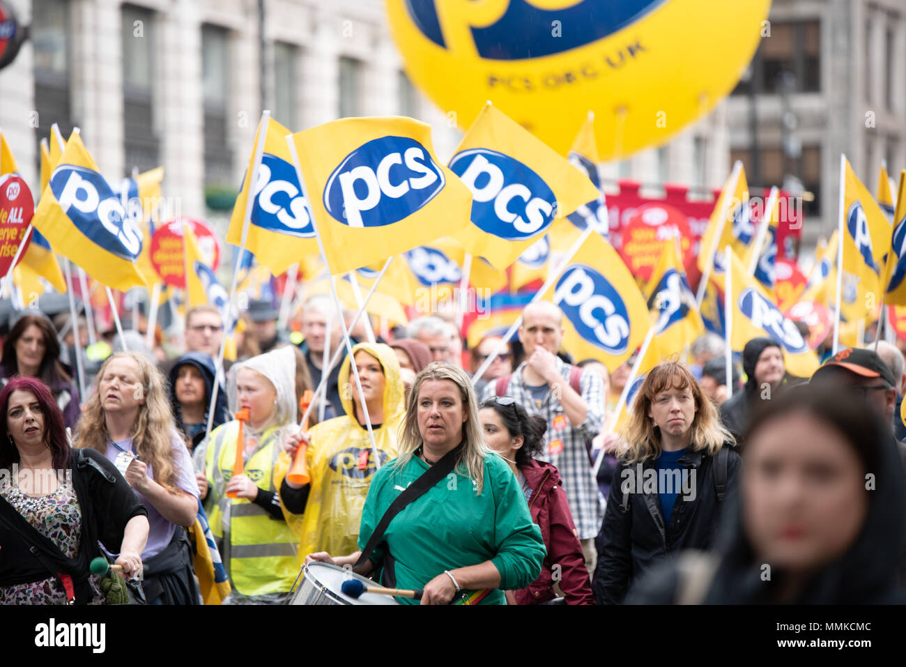 Trade Union rally in central London Stock Photo - Alamy
