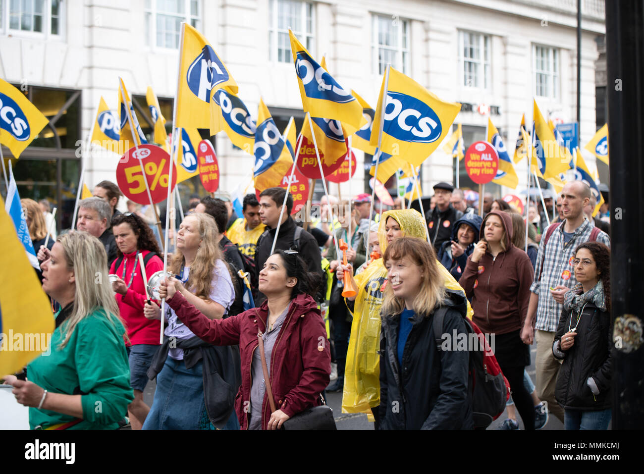 Trade Union rally in central London Stock Photo - Alamy