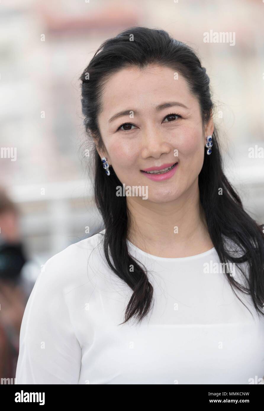 Cannes, France. 12th May, 2018. Tao Zha poses at the photo call of 'Ash ...