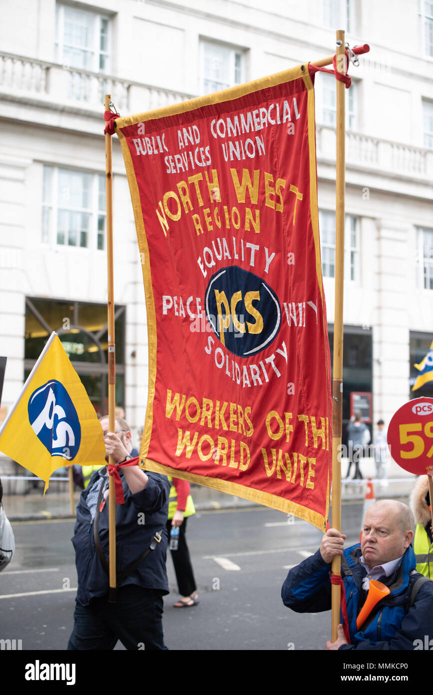 Trade Union rally in central London Stock Photo - Alamy