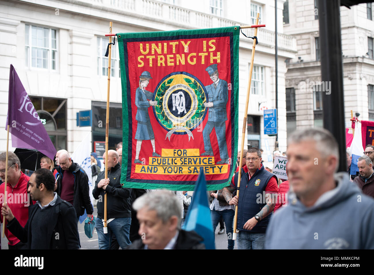 Trade Union rally in central London Stock Photo - Alamy