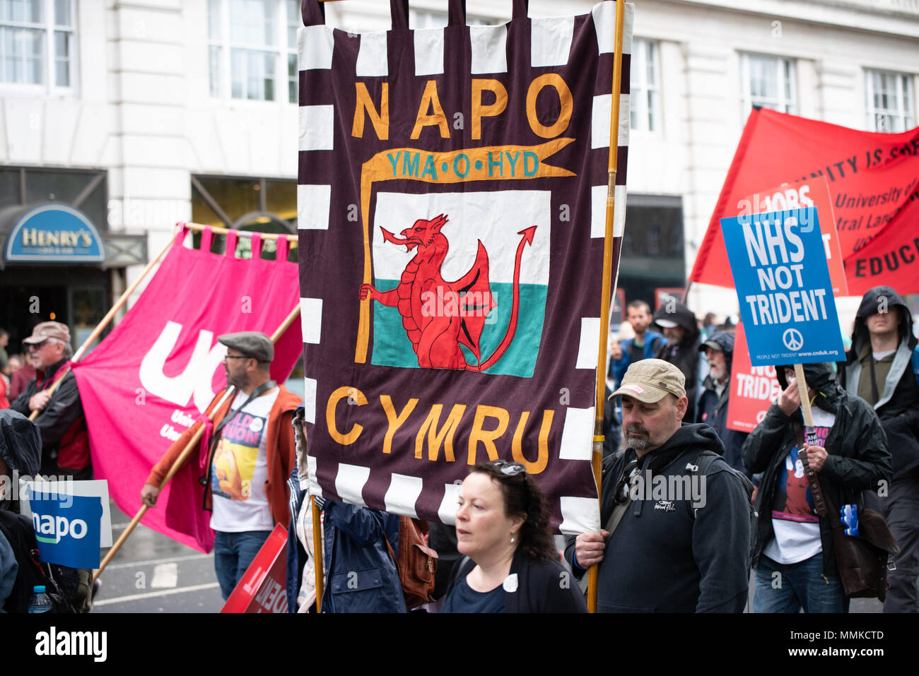 Trade Union rally in central London Stock Photo - Alamy