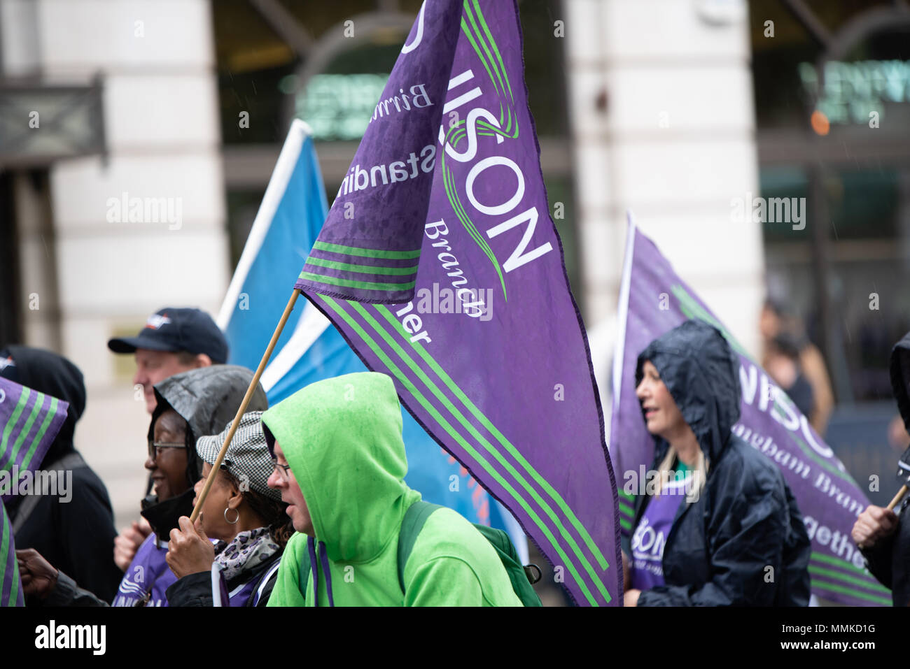 Trade Union rally in central London Stock Photo - Alamy