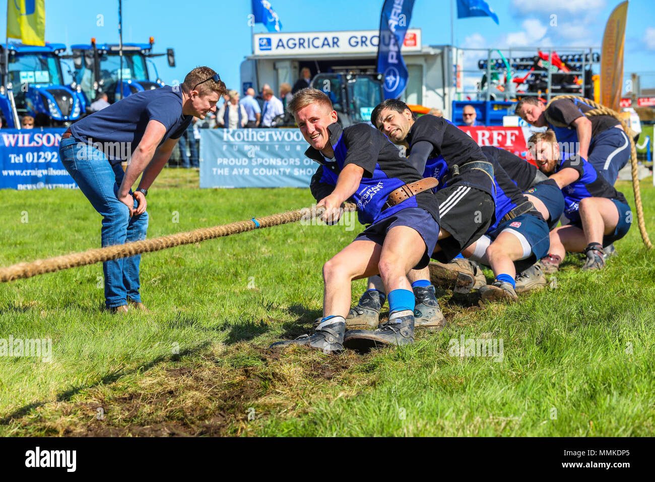 Ayrshire, UK. 12th May 2018. On a hot and sunny May day, the annual Ayr ...