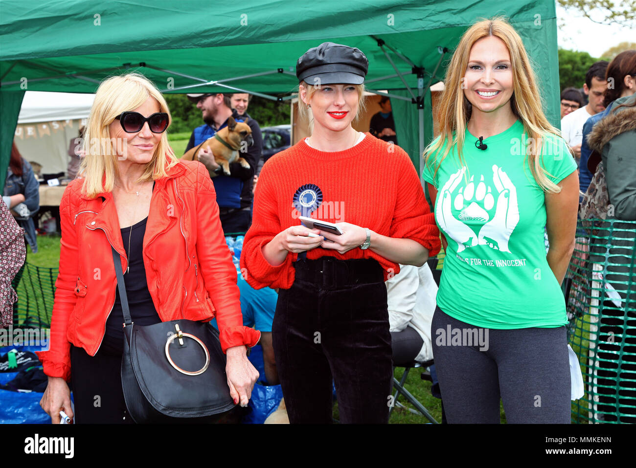 London, UK. 12th May 2018. Judges Michelle Collins, Aisling Jarrett ...