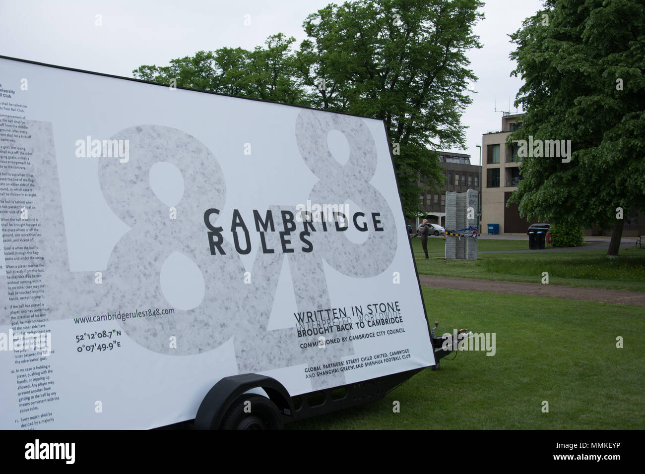 Football rules monument hi-res stock photography and images - Alamy