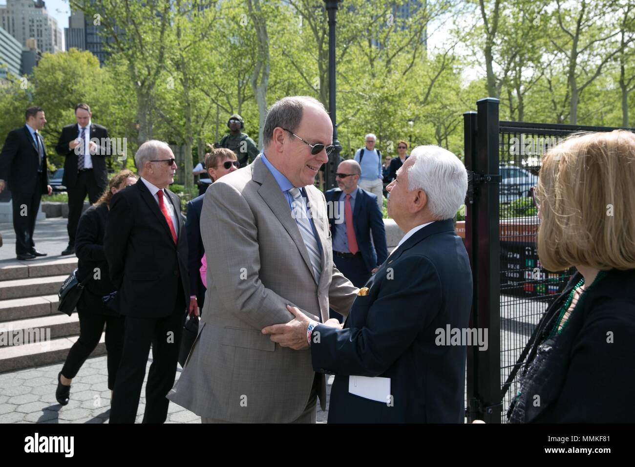 New York, NY, USA. 11th May, 2018. Prince Albert ll of Monaco at ...