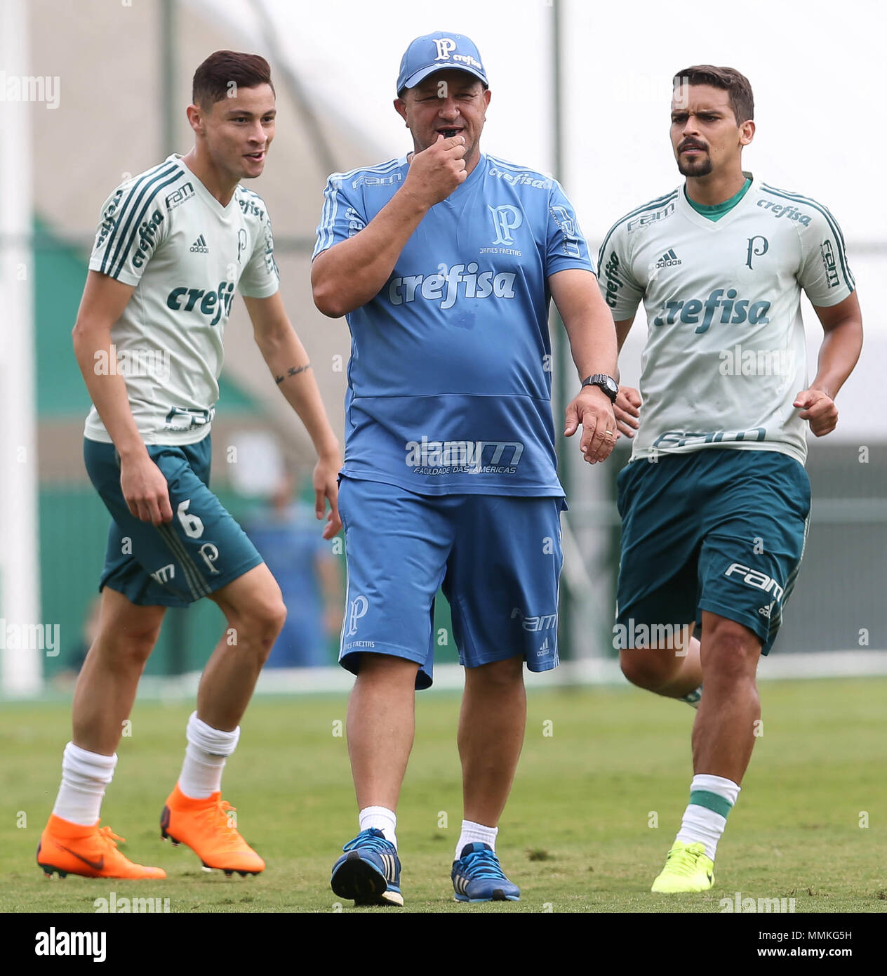 SÃO PAULO, SP - 12.05.2018: TREINO DO PALMEIRAS - Assistant coach James ...